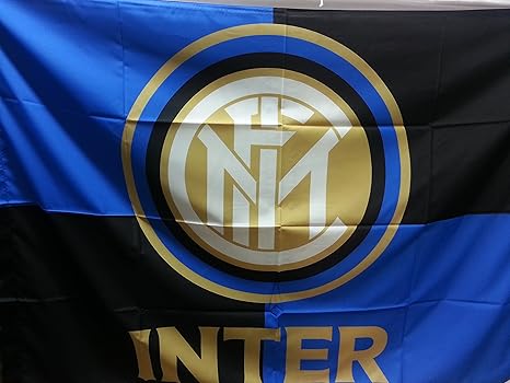 Bandiera Inter FC Ufficiale 91X140 cm in poliestere leggero: Amazon.it ...