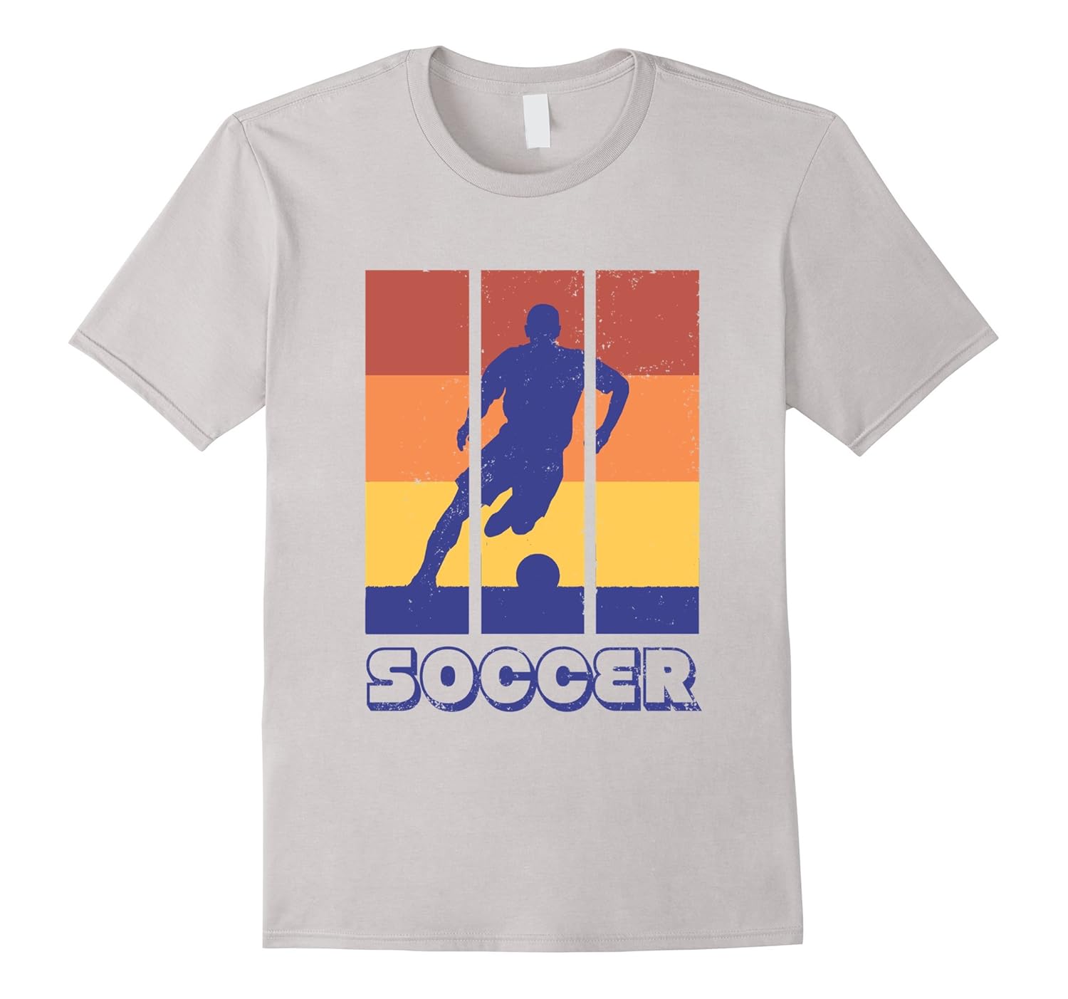 Soccer Player T-Shirt, Disco 70s Retro Vintage Football Tee-CL – Colamaga