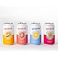 Amazon.com: Spindrift Sparkling Water, 4 Flavor Variety Pack, Made with Real Squeezed Fruit, 12 ...