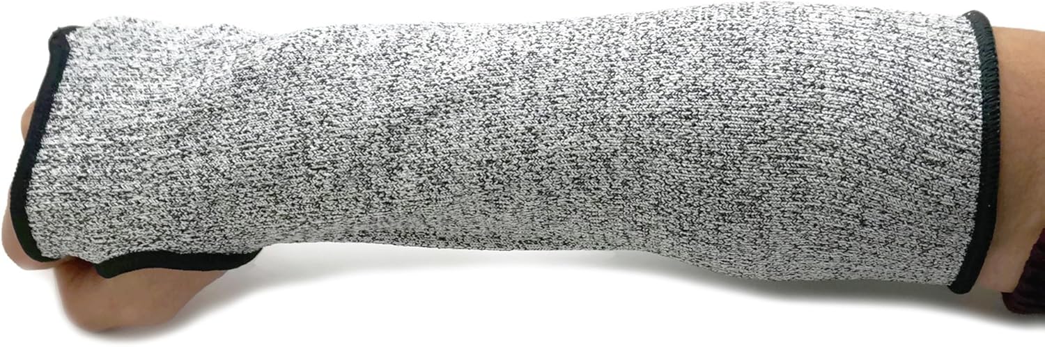 Heat Cut Resistant Sleeve with Thumb hole, One Pair Kevlar Arm ...