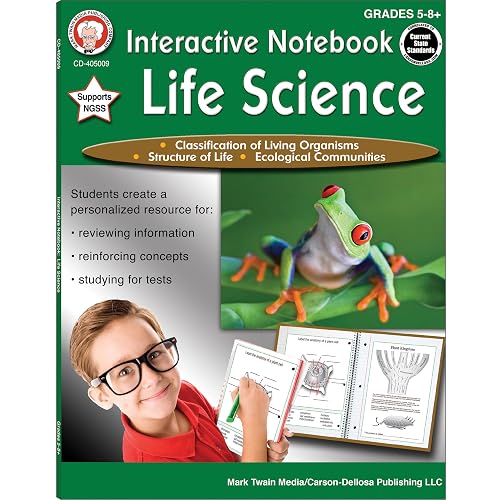 Mark Twain Life Science Workbook, Classifications of Living Organisms ...