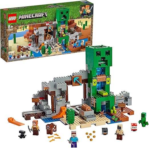 LEGO 21155 Minecraft Mine Building Set with Steve Minifigure ...