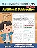 MATH Word Problems for Kids : Addition and Subtraction - Math Workbook ...