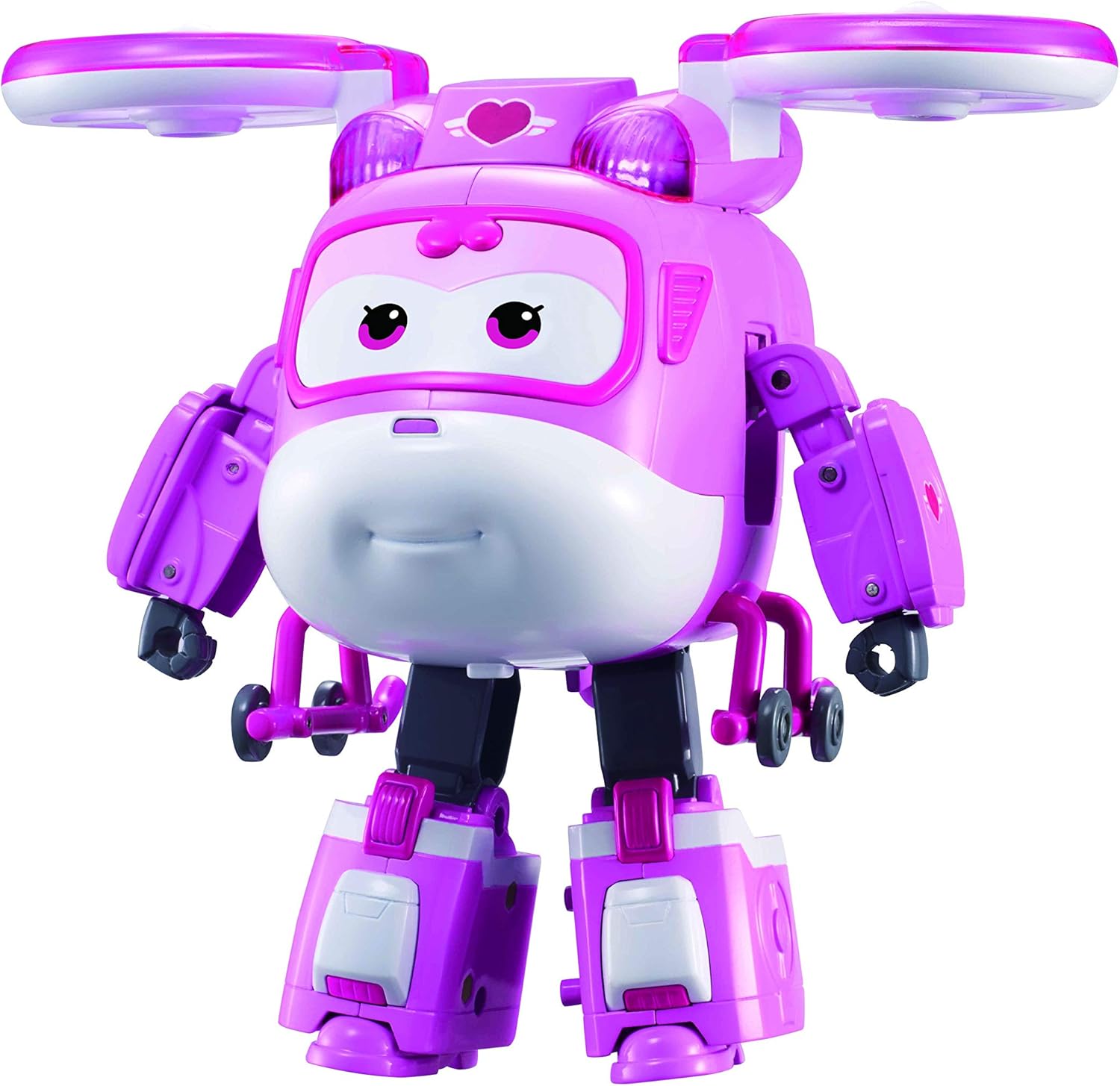 Super Wings EU740434 Deluxe Transforming- Supercharged Dizzy, Pink ...