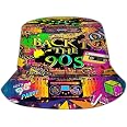 90s Outfit for Women Men, Fashion Retro 90s Bucket Hat Outdoor Packable ...