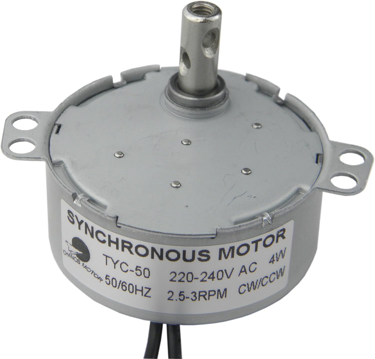 CHANCS Electric Gear Motor TYC-50 Synchronous Motor AC 220V 2.5-3r/min ...