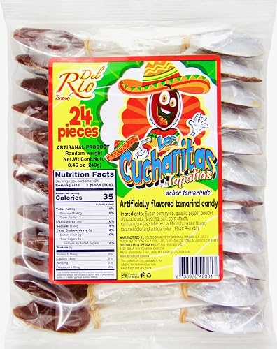Las Cucharitas Tapatías Sabor Tamarindo: Tamarind Flavored Spoon Candy ...