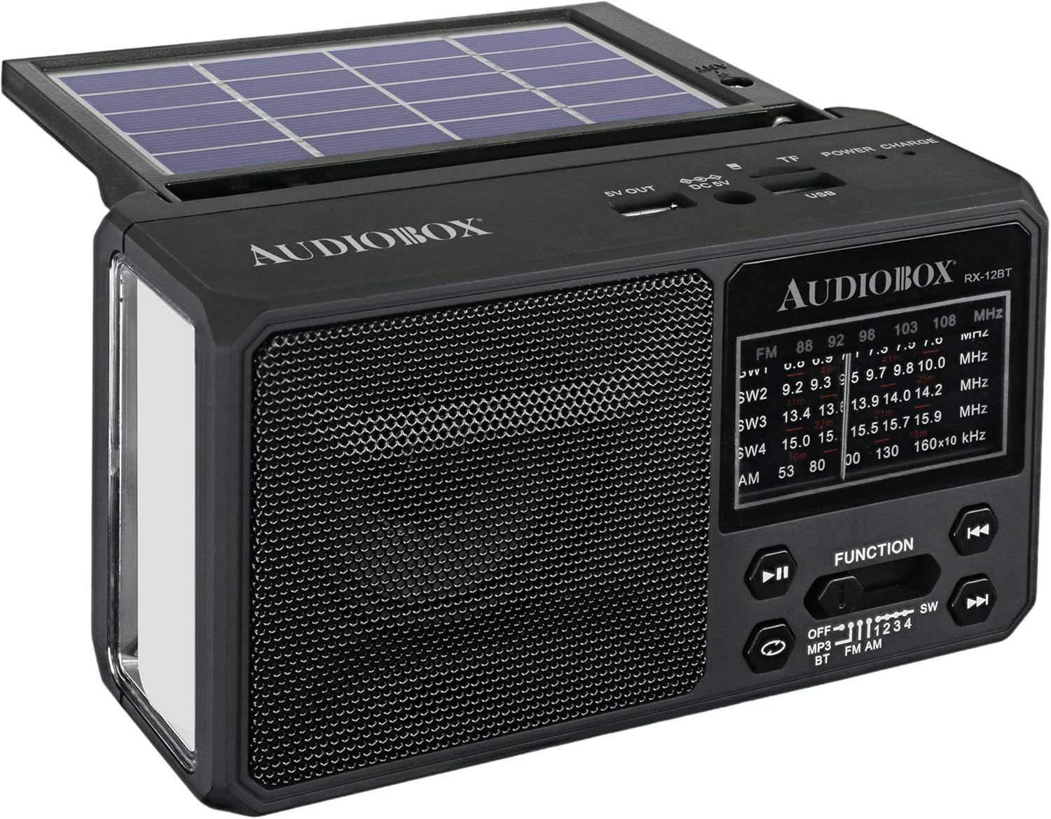 Amazon.com: Audiobox RX-12BT Multiband Solar Emergency Radio: Electronics