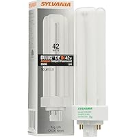 Sylvania 20890 Compact Fluorescent 4 Pin Triple Tube 4100K, 42-watt , Cool White - Compact ...