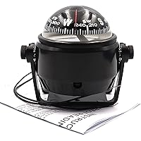 DETUCK Boat Compass Dashboard Marine Compass for Boat Compass Dash ...