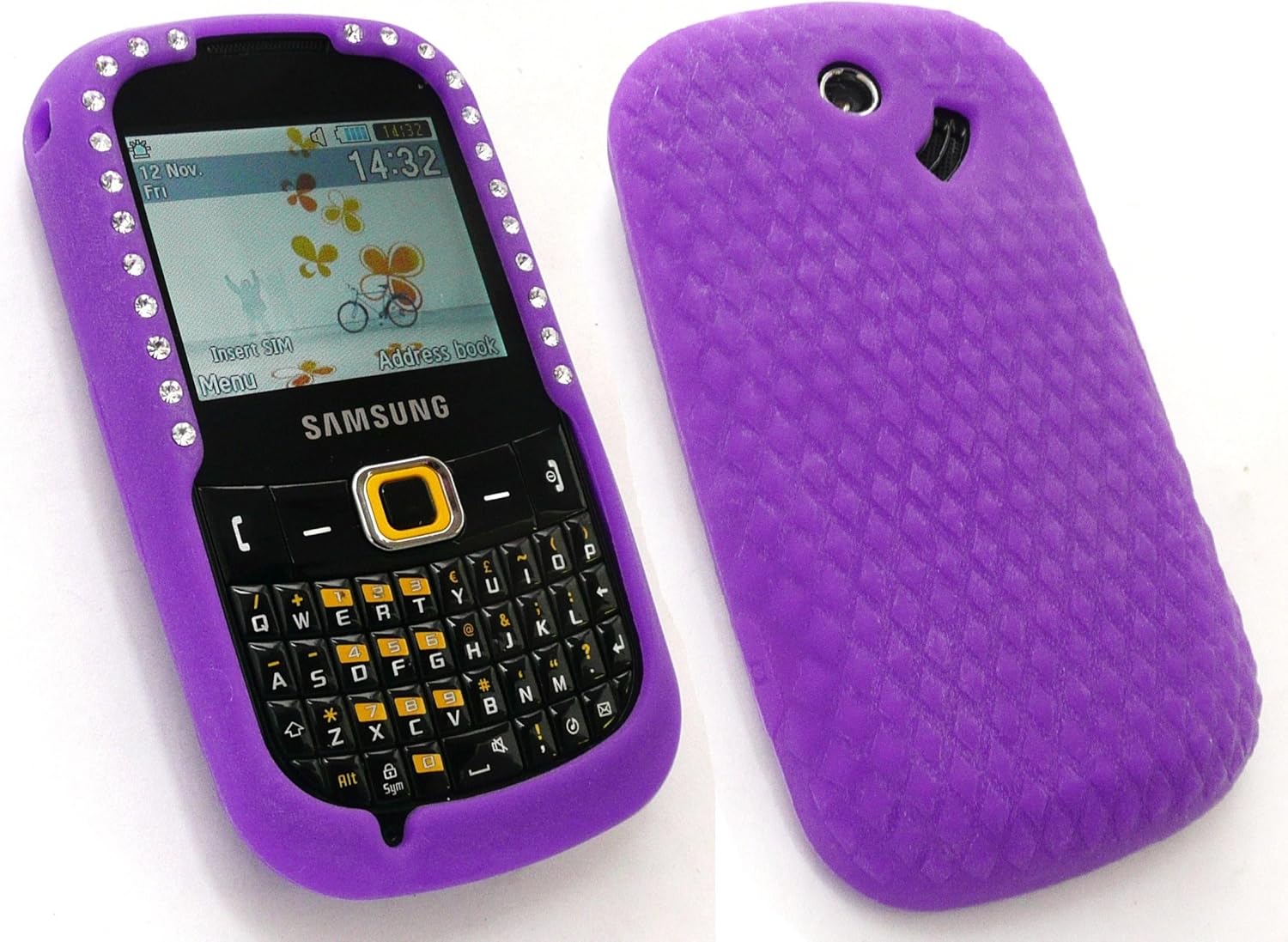 FLASH SUPERSTORE SAMSUNG B3210 GENIO QWERTY DIAMANTE: Amazon.co.uk ...