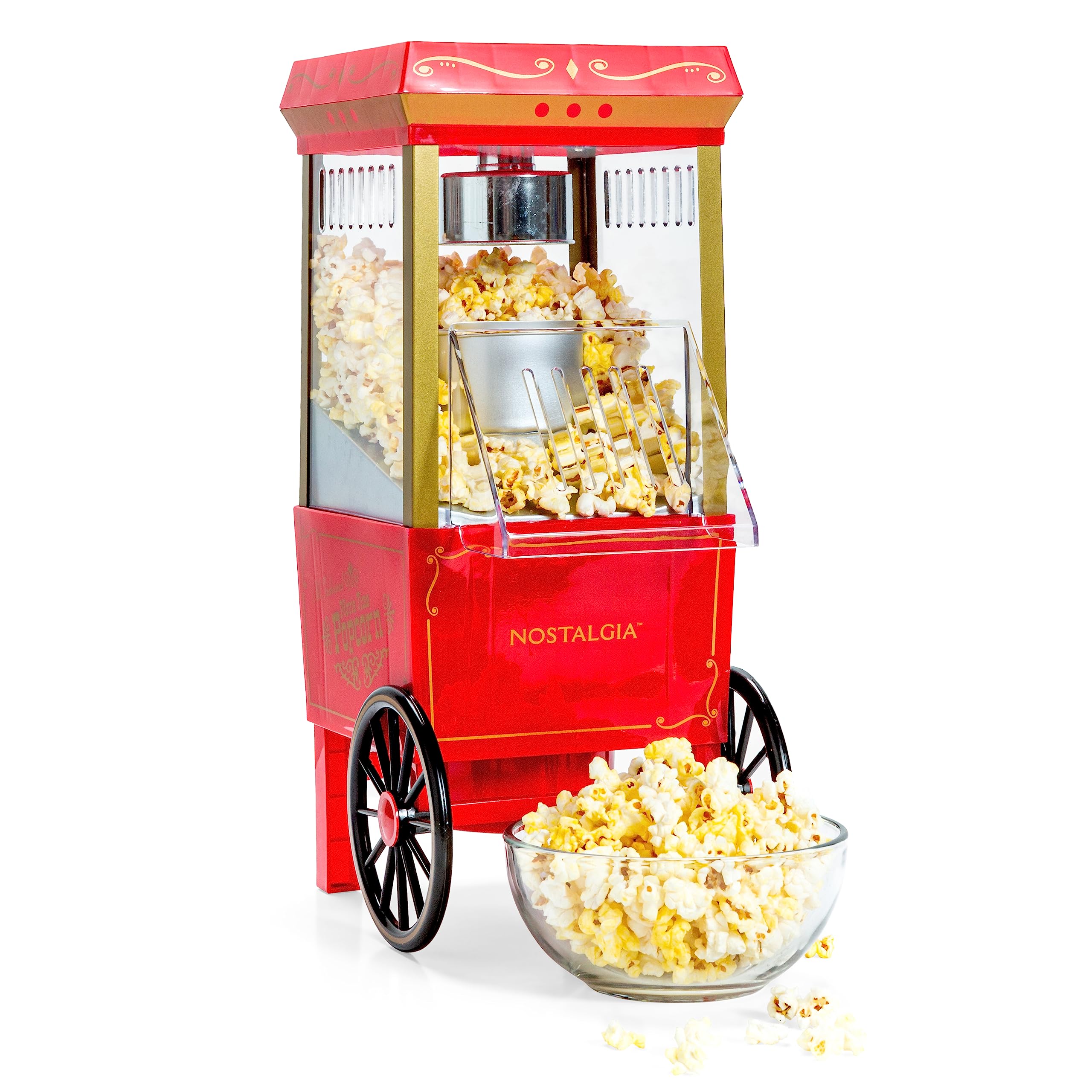 Mua Vintage Hot-Air Popcorn Maker Machine - Makes Up to 12 Cups - Oil ...