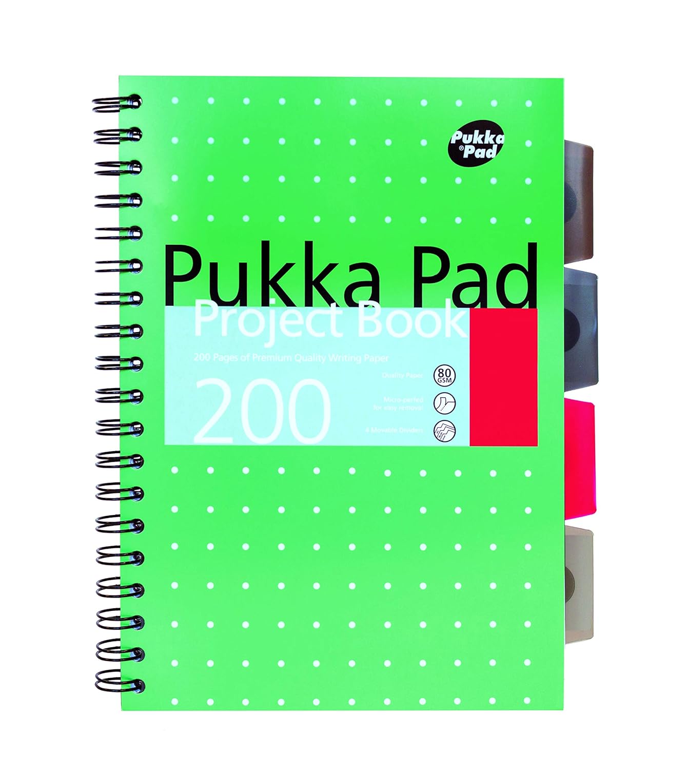 Pukka Pad B5 Metallic Project Book - 200 Pages, Wirebound Notebook ...