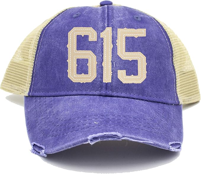 615 Purple Trucker Hat at Amazon Women’s Clothing store