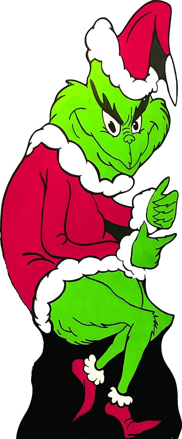 Printable Large Grinch Cut Out