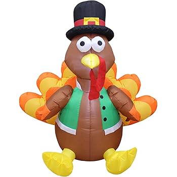 Amazon.com: Gemmy Airblown Inflatable Original Turkey - Indoor Outdoor ...