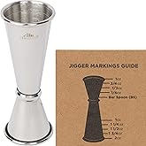 Amazon.com: A Bar Above Premium Bell Jigger with 10 Measurements Inside - Professional & Heavy ...