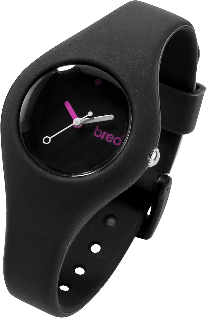 Breo Curve Women's Automatic Watch with Black Dial Analogue Display and ...