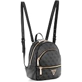 Amazon.com: GUESS womens Manhattan Large Backpack, Black, One Size US ...