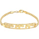 Amazon.com: Barzel 18K Gold Plated Mesh Bracelet for Women - Made in ...