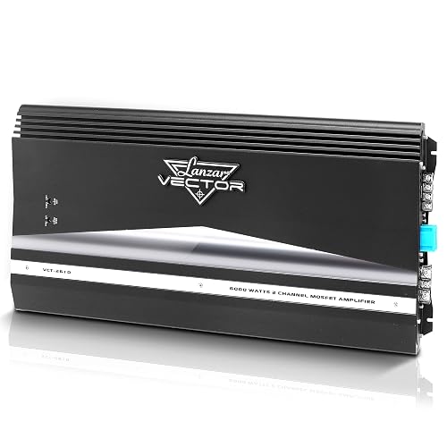 Lanzar 2-Channel High Power MOSFET Amplifier - Slim 6000 Watt ...