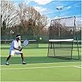 Amazon.com : 7×7 ft Tennis Practice Rebounder Net, Bounce Back Return ...
