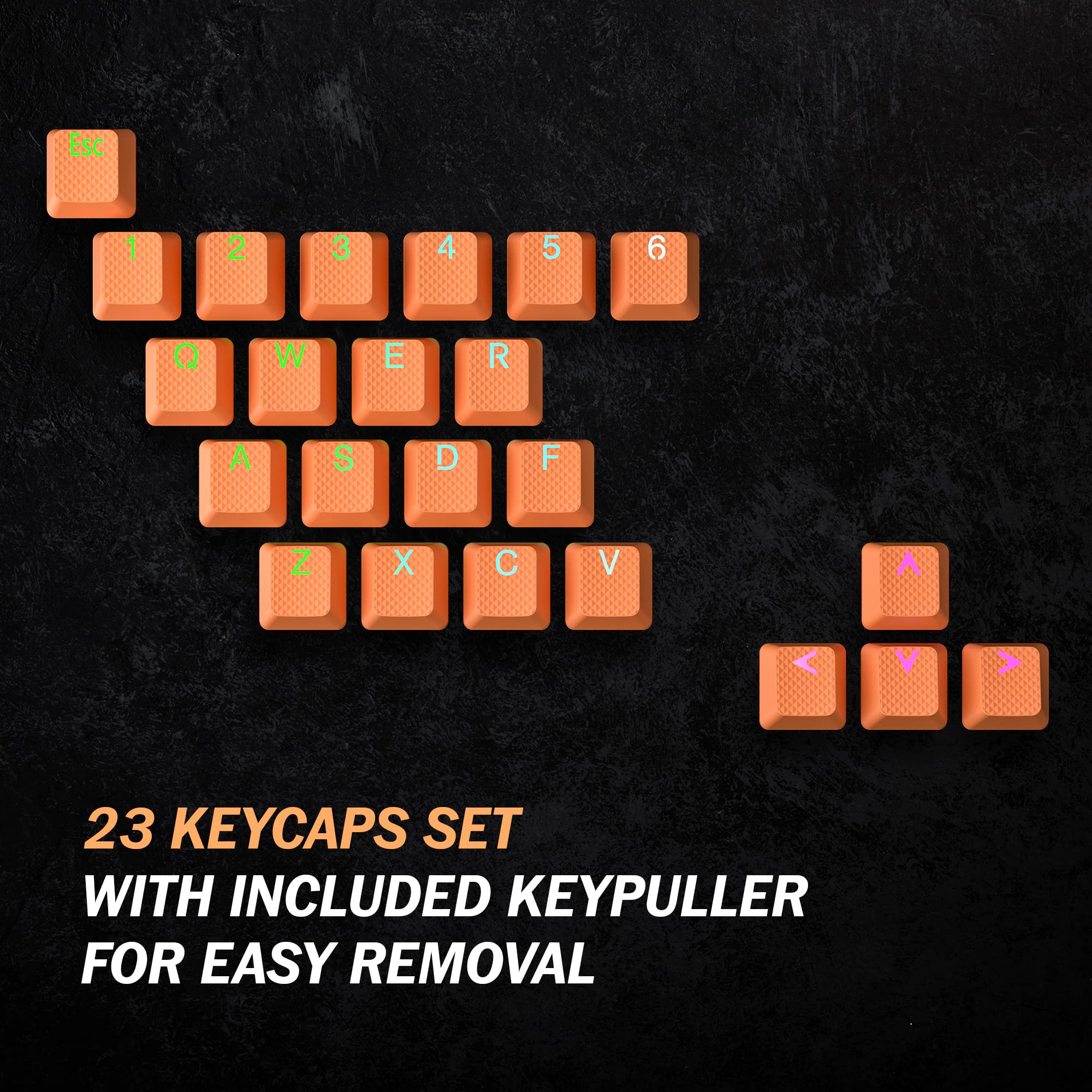 Mua HK Gaming Rubber Keycaps Set | Anti-Slip Texture | Doubleshot ...