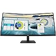 Amazon.com: HP P34HC G4 34" WQHD Curved Screen Edge LED LCD Monitor ...