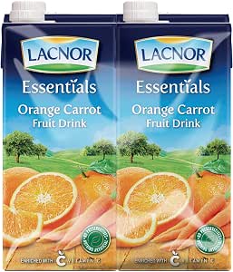 Lacnor Essentials Orange Juice - 1 Litre (Pack of 4): Buy Online at ...