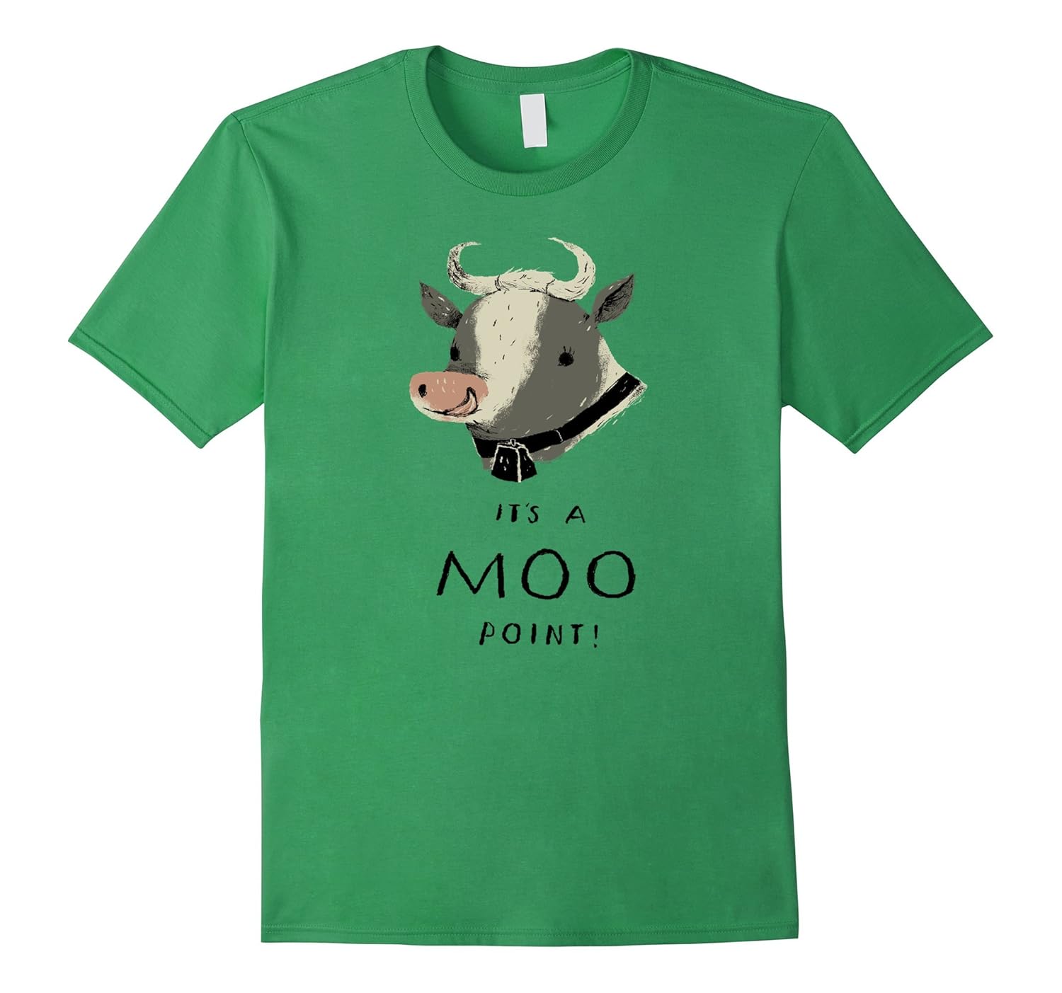 its a MOO point! light cow T-shirt / cow puns shirt/ cow tee-Art ...