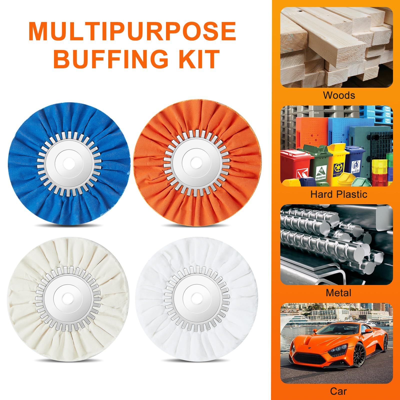 Mua 8 Inches Airway Buffing Wheel, Polishing Wheel with Buffing ...
