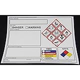 NEW GHS Chemical Label OSHA HMIS NFPA Diamond Label Safety Sign Decal 7 ...