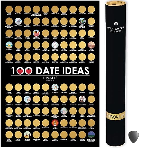 Divalis 100 Dates Scratch off Bucket List - Scratching Adventure Couple ...