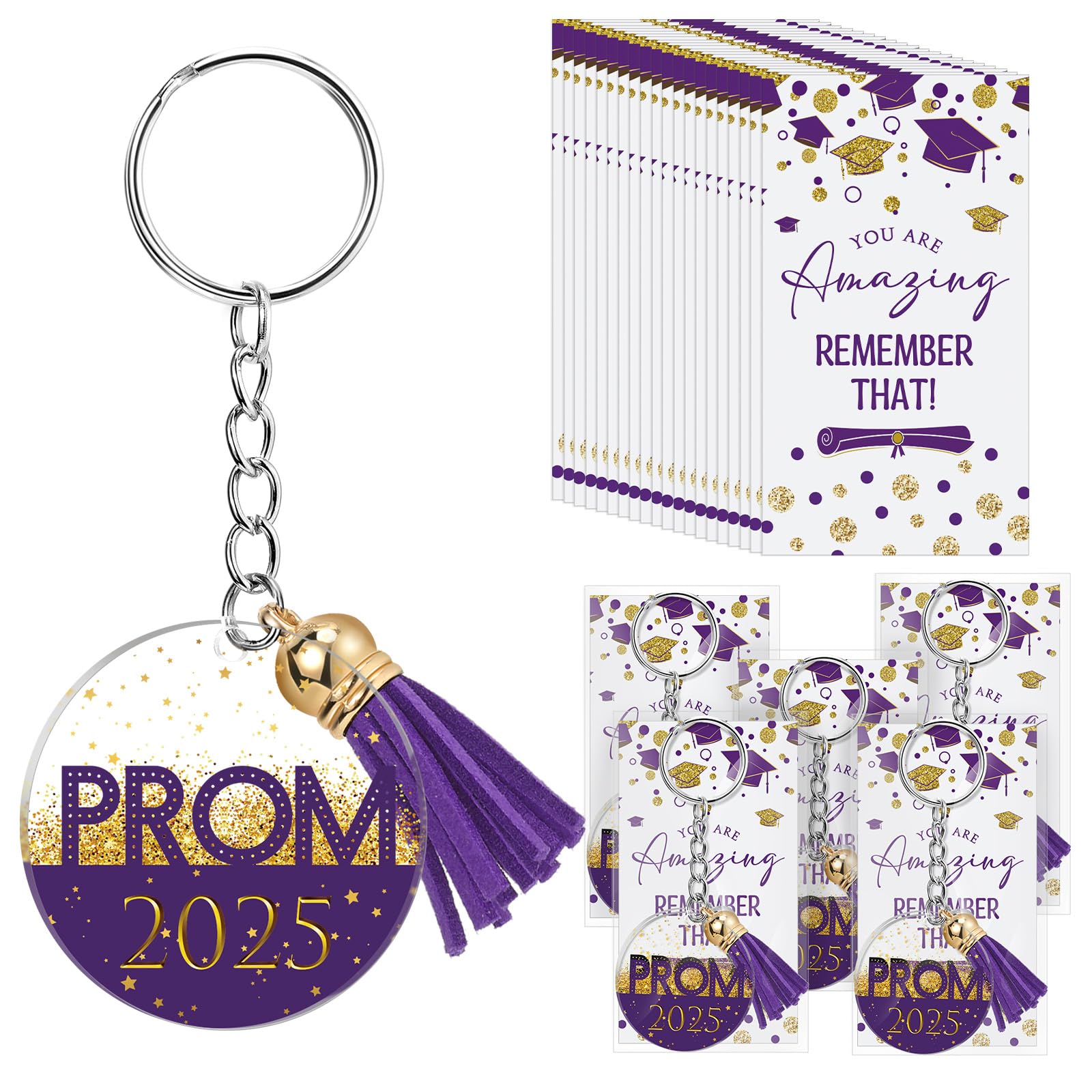 Equsion 50 Sets Class of 2025 Graduation Prom Gifts Inspirational ...