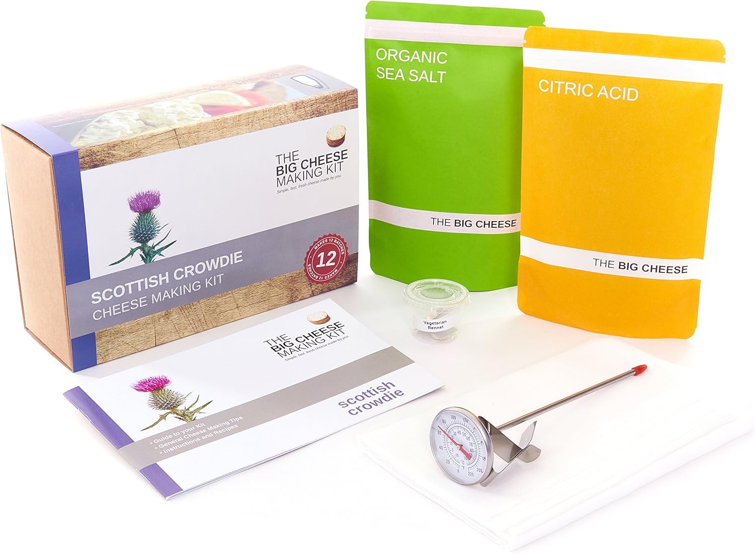 The Scottish Crowdie Cheese Making Kit | Make Easy Vegetarian and ...