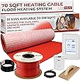 LuxHeat 70sqft Electric Radiant Floor Heating System - 120v Laminate ...