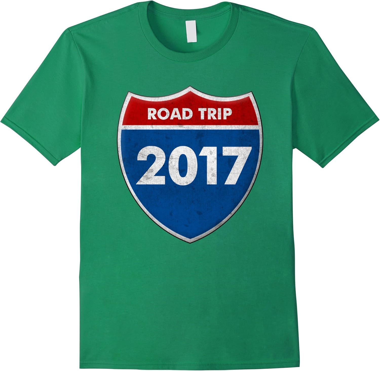 Amazon.com: Road Trip 2017 Road Sign T Shirt Family Friends Vacation ...