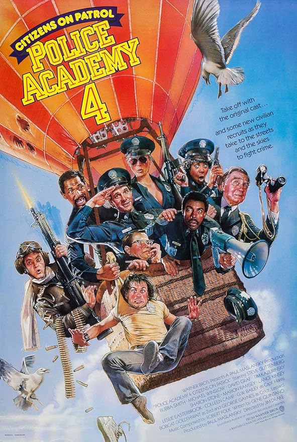Amazon.com: POLICE ACADEMY 4 MOVIE POSTER 1 Sided ORIGINAL ROLLED 27x40 ...