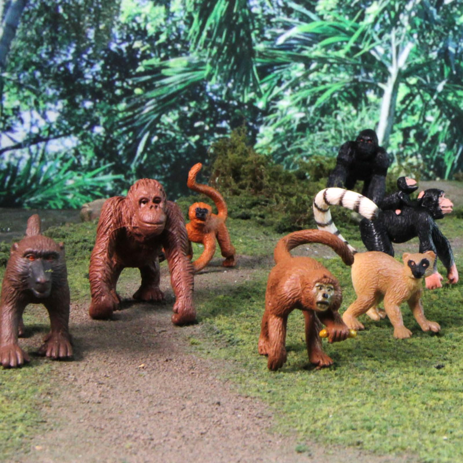 Mua Safari Ltd. Apes & Monkeys TOOB - 12 Figurines: Baboon, Orangutan ...