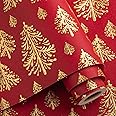 Amazon.com: Flyhill Kraft Christmas Wrapping Paper-17inch*32.8ft（46.8sq ...