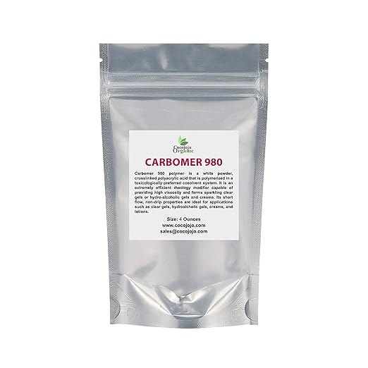Cocojojo Organic - Carbomer 980 / Carbopol 4 oz - Cosmetic Ingredient ...