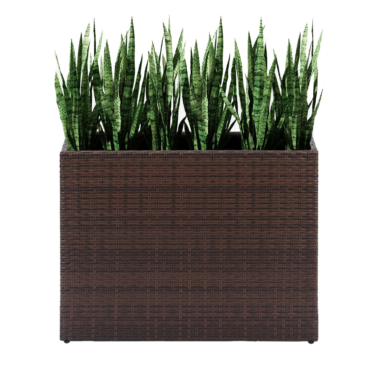 LEWIS&WAYNE Tall Planters for Outdoor Plants Handmade Wicker Large ...