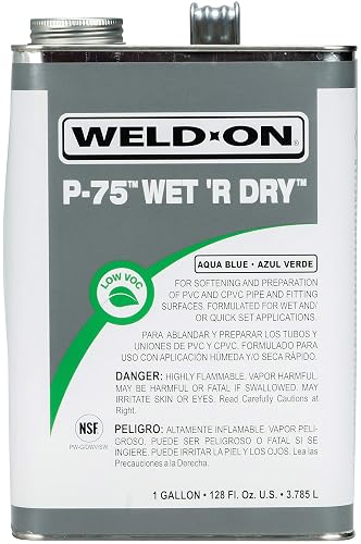 Weld-On 10247 P-75 Wet ‘R Dry PVC/CPVC Non-Bodied Primer - Fast Acting ...