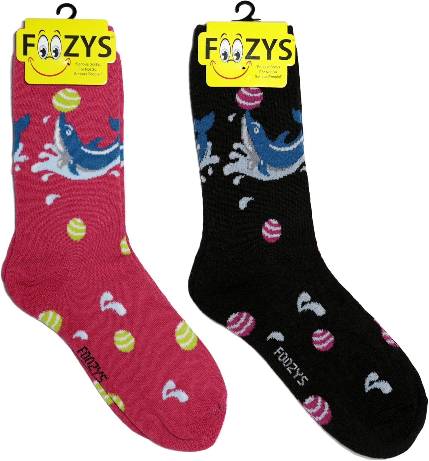 Foozys Women's Crew Socks | Cute Animal Themed Fashion Novelty Socks ...
