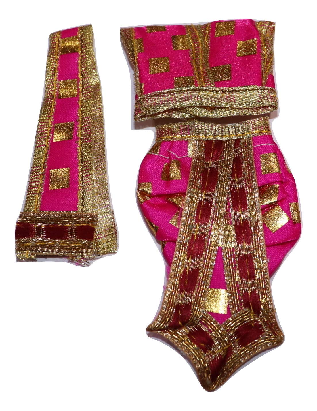 Buy Reliable Ganpati/Krishna Dhoti Dress Set/Poshak for God/Dhoti Set ...