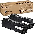 Amazon.com: LOVPAIN TK-1142 TK1142 Black Toner Cartridge 2 Pack : TK ...