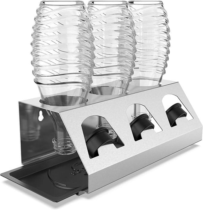SodaClean® Premium Drying Rack for SodaStream Bottles incl. Drying Bowl ...