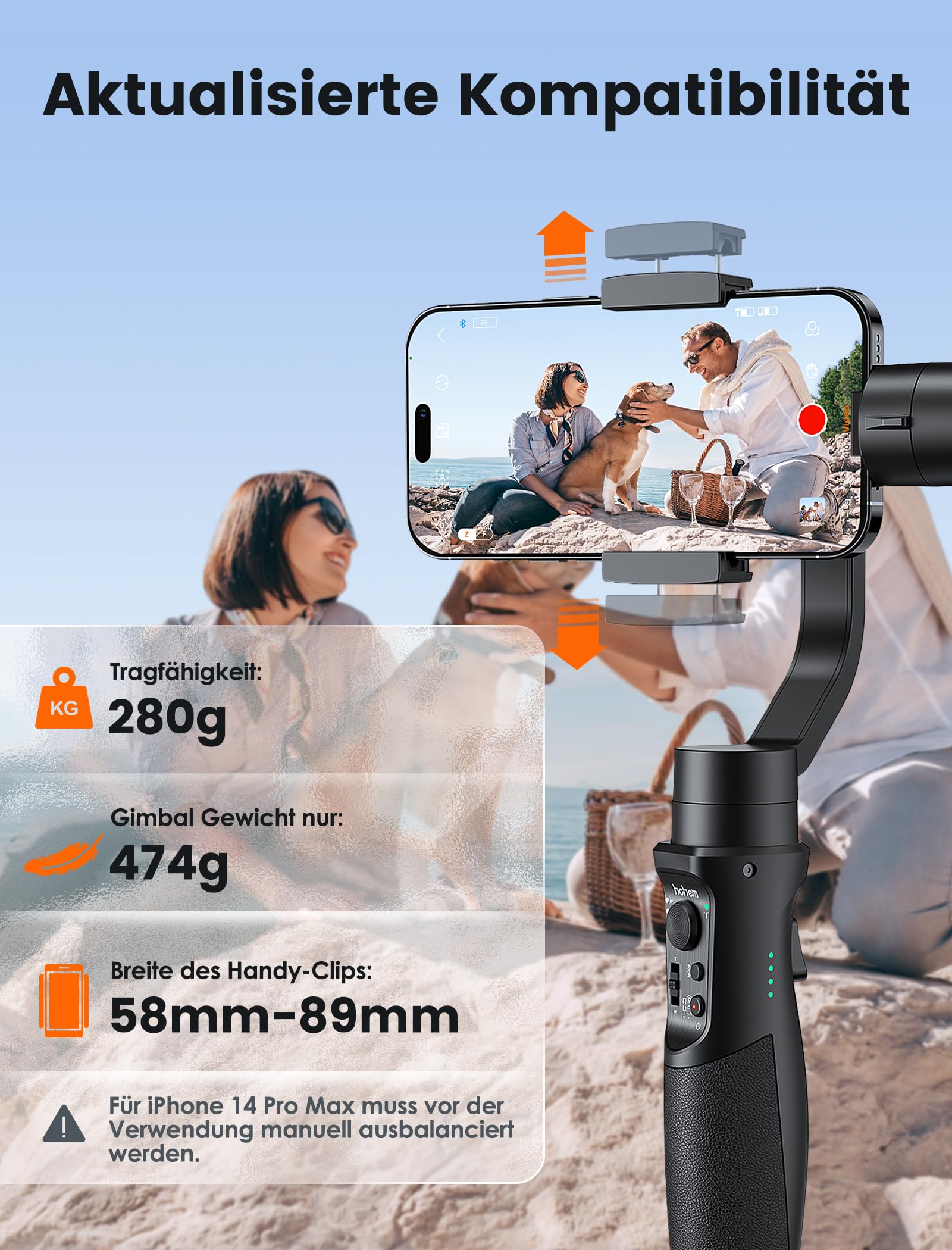Mua hohem Smartphone Gimbal Stabilisator - Stabilisator iSteady Mobile ...