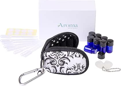 Amazon.com: Stylish Essential Oil Key Chain with 8 5/8 Dram (2 ml ...