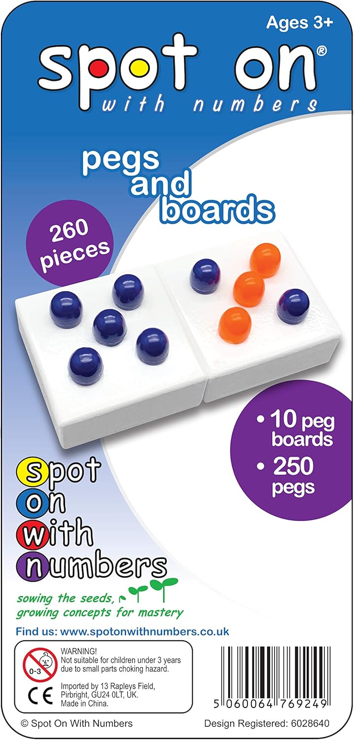 Spot On With Numbers PEGS AND BOARDS for number bonds, addition ...